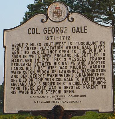 Col. George Gale 1671-1712
